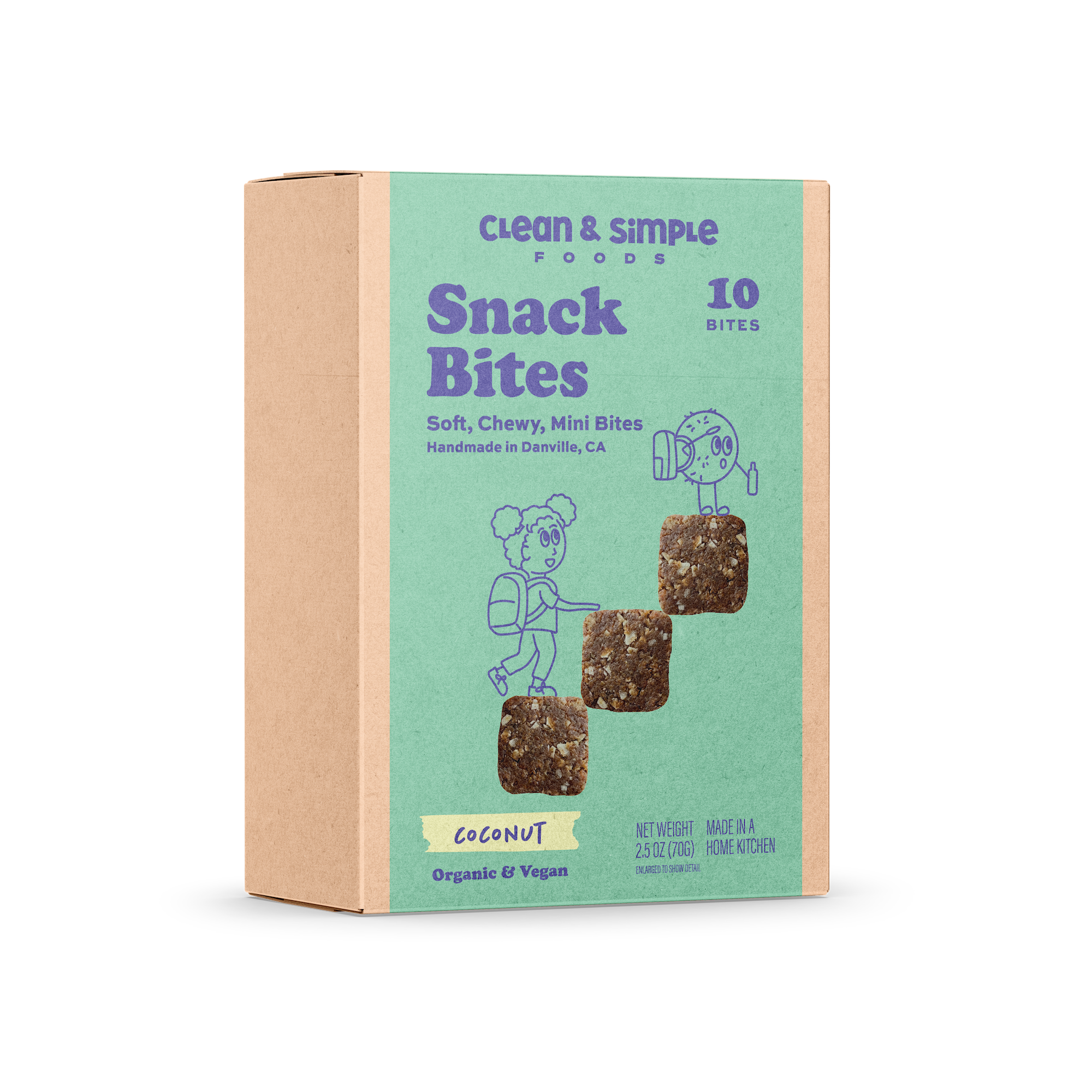 Coconut Organic Snack Bites – Clean & Simple Foods